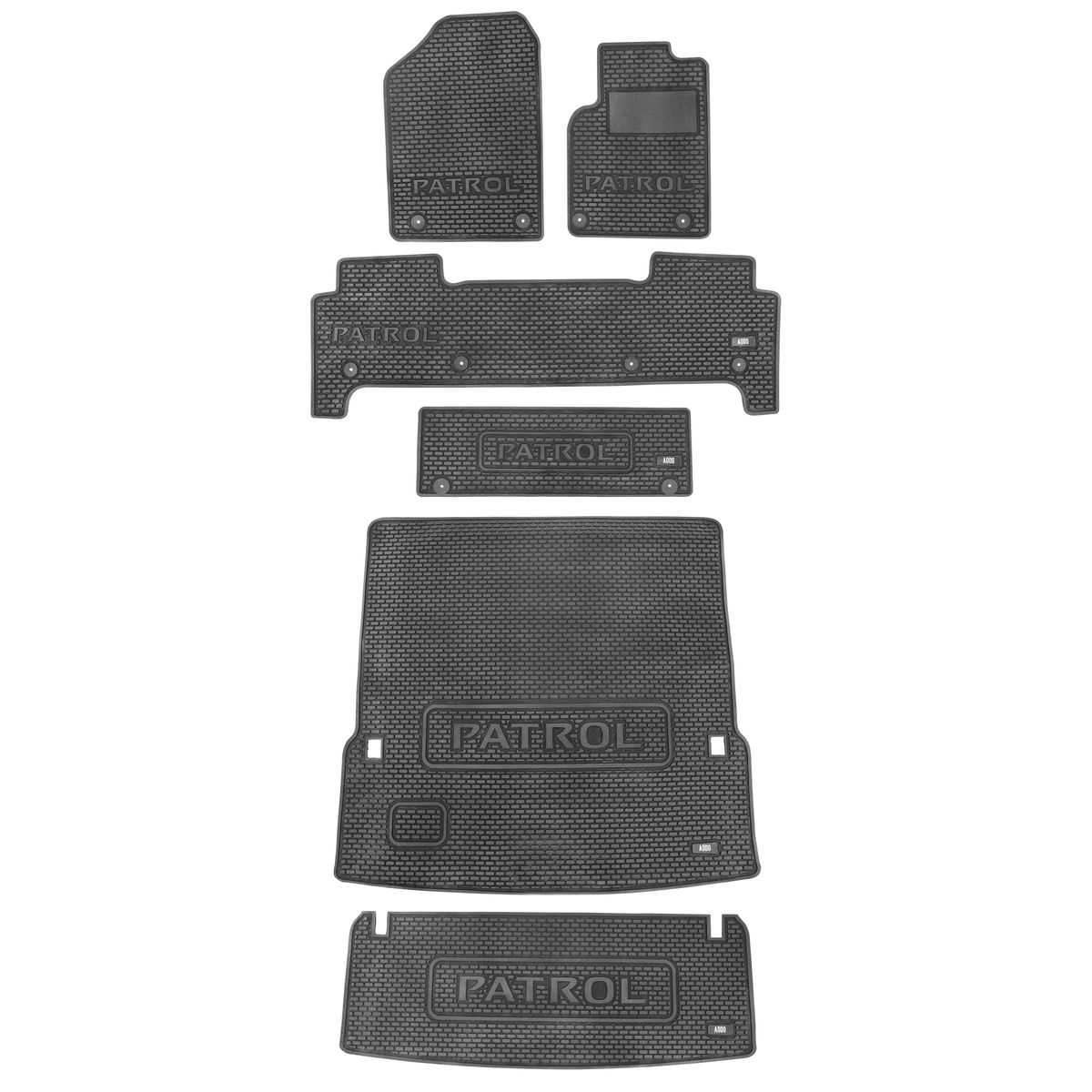 Nissan Patrol Y62 Full Set 4 Rubber Mats | Shop Today. Get it Tomorrow ...