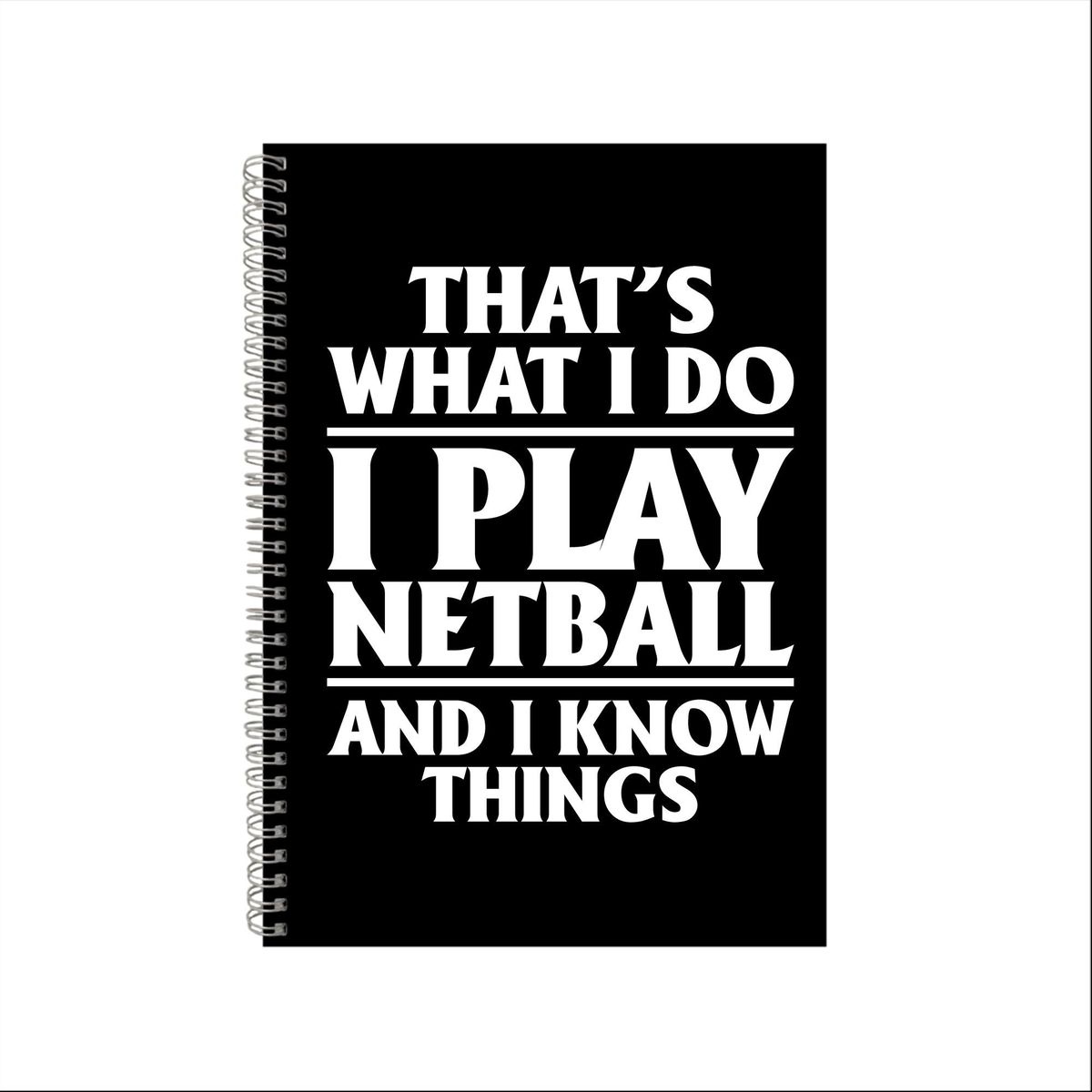 Netball Notebook Sport Gift Idea -Writing Books A4 Notepad 19 | Shop ...