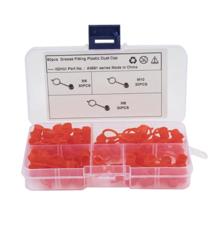 Auto Motive Plastic Dust Cover Cap Kits for Oil Grease Zerk Fitting ...