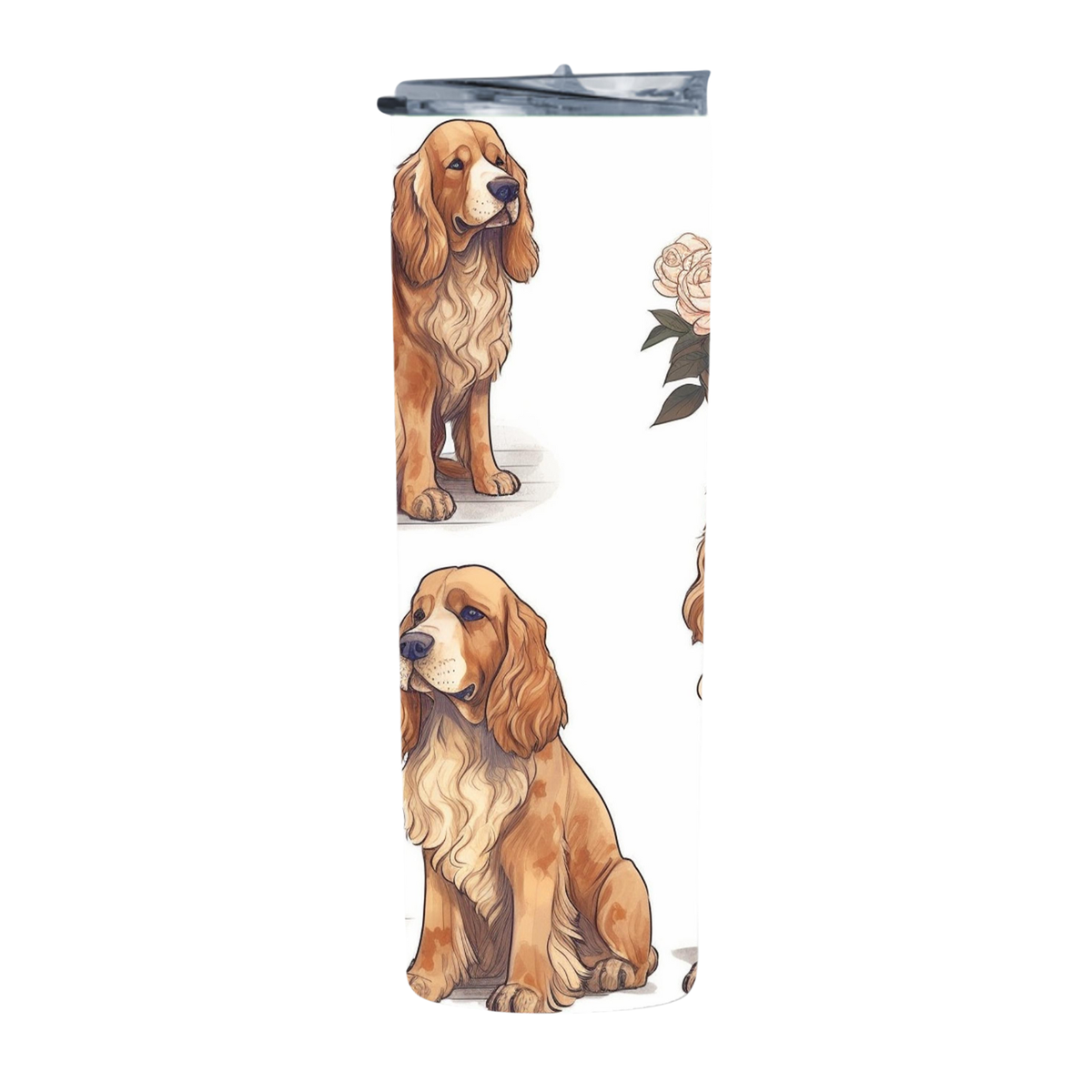 Cocker Spaniel Watercolor 20 Oz Straight Skinny Tumbler 259 | Shop ...