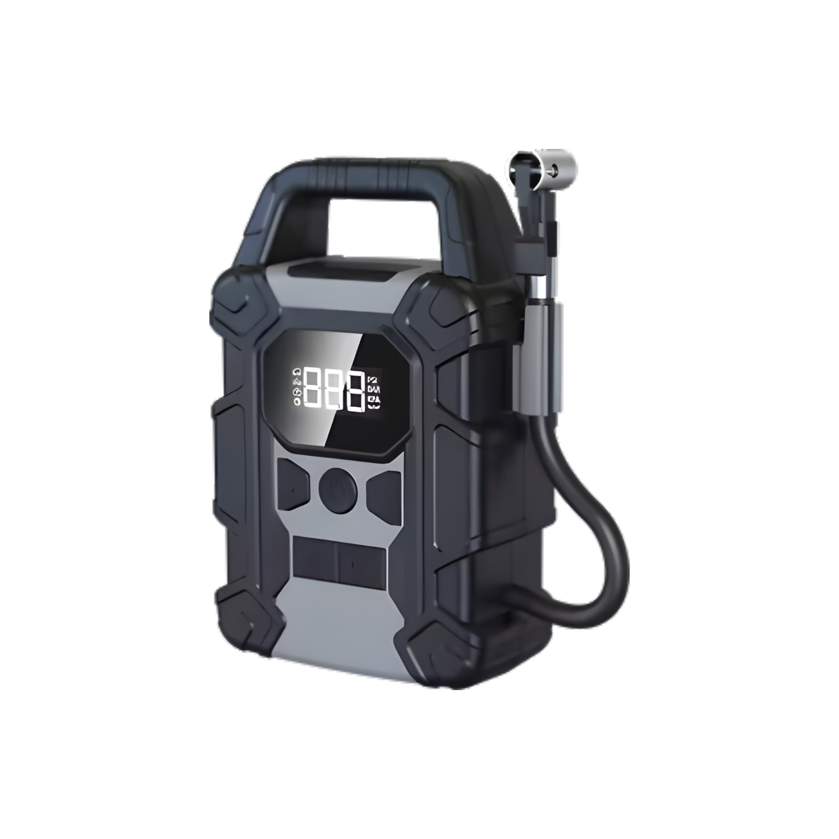 Cordless Portable Tire Inflator with Digital Pressure Gauge And Power ...