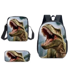 T-Rex Dinosaur Design Backpack Set Style 2 - (3 Piece) | Shop Today ...