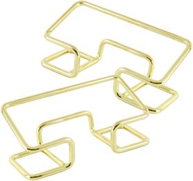 2pcs Metal Business Card Holder Organizer Desk Card Display Stand ...