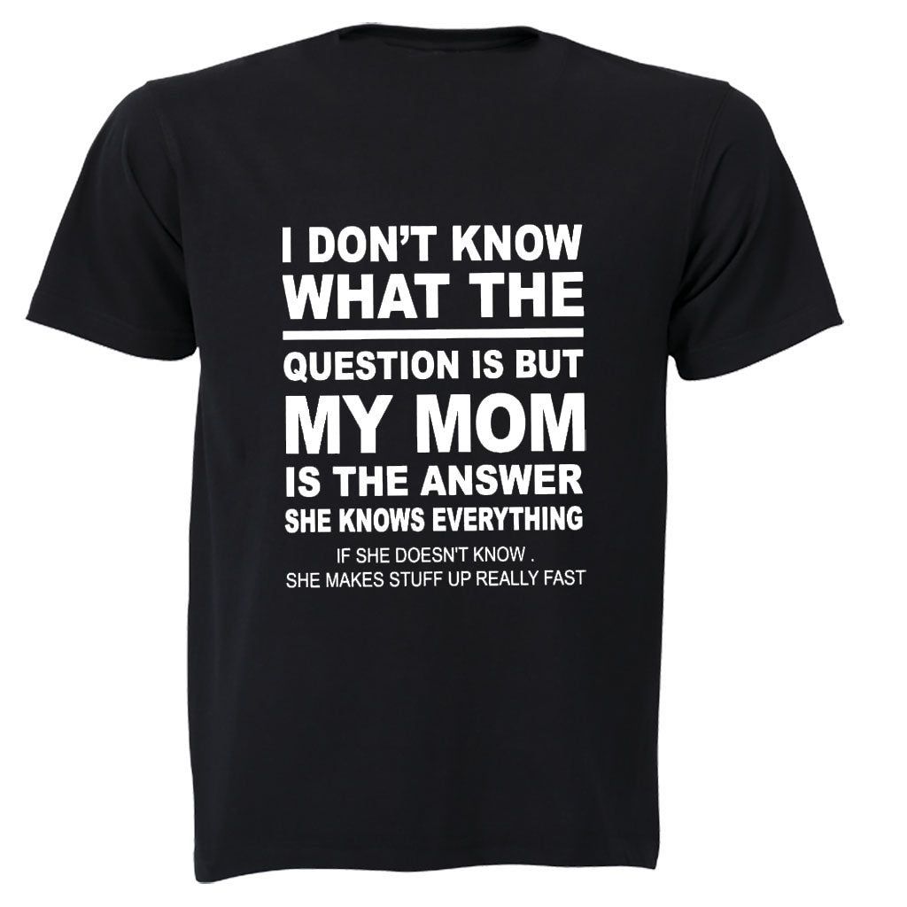 Mom She Knows Everything - Mother's Day - Christmas Tshirt | Shop Today ...