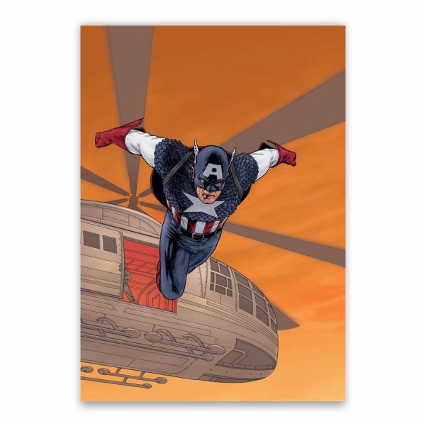 Captain America Parachute Poster - A1 | Shop Today. Get it Tomorrow ...
