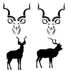 Vinyl Car Stickers - Kudu Combo Set | Shop Today. Get it Tomorrow ...