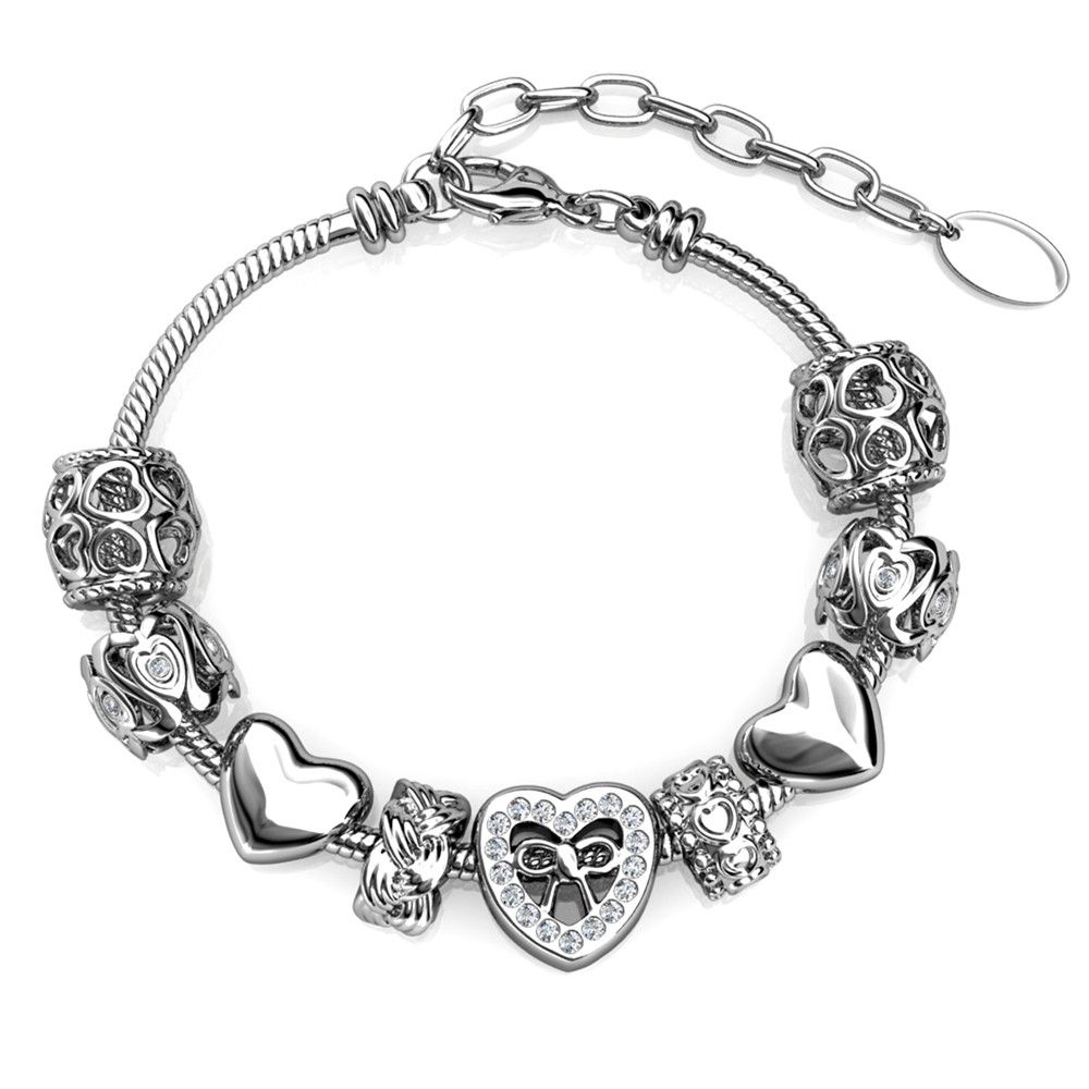 Destiny Naomi Charm Bracelet with Swarovski Crystals | Shop Today. Get ...