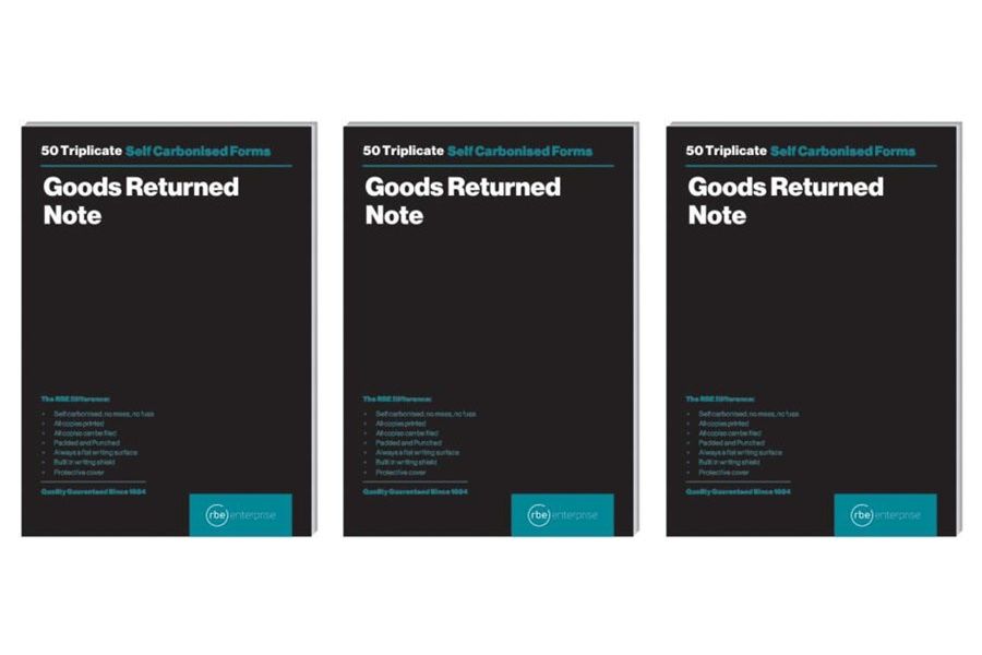 RBE Goods Return Note A5 Triplicate Pads 3's | Shop Today. Get it ...
