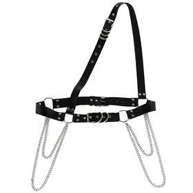 Fashion Harness Waist Body Belt Punk Chest Belt with Chains | Shop ...