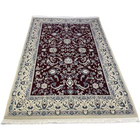 Dark Red Nain Persian Design 290 x 200cm Machine Made Rug | Shop Today ...