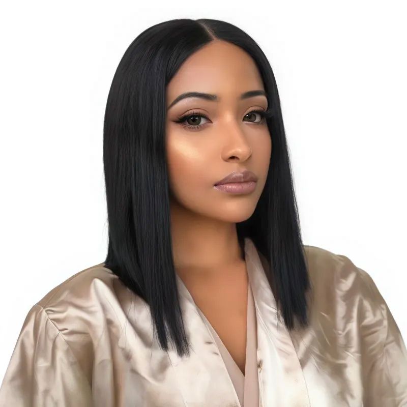 Golden Perfect 14Inch Glueless Already Made Full Frontal Wig wear & Go ...