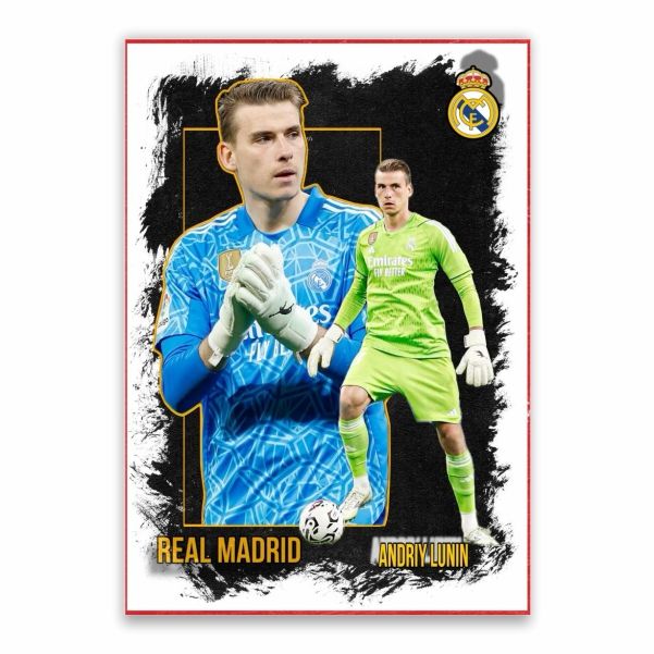 Andriy Lunin Real Madrid Poster - A1 | Shop Today. Get it Tomorrow ...