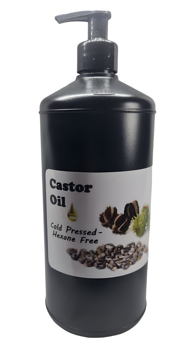 Castor Oil 1L - Cold Pressed - Hexane Free | Shop Today. Get it ...