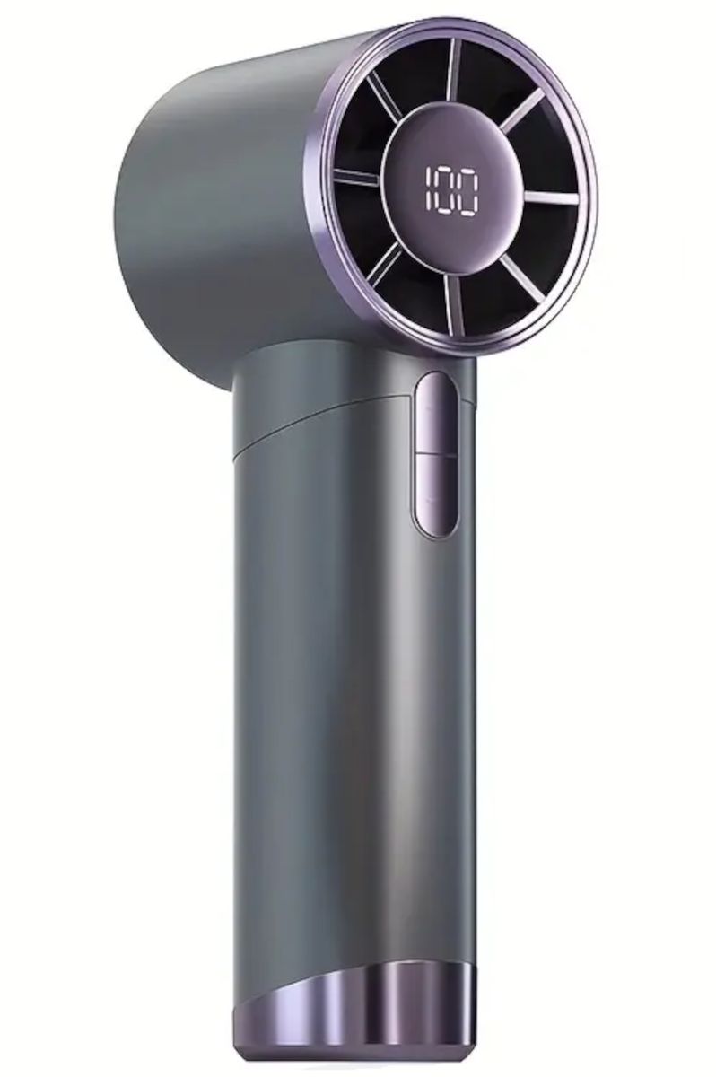 Portable Mini Fan with Digital Display - Rechargeable and Handheld ...