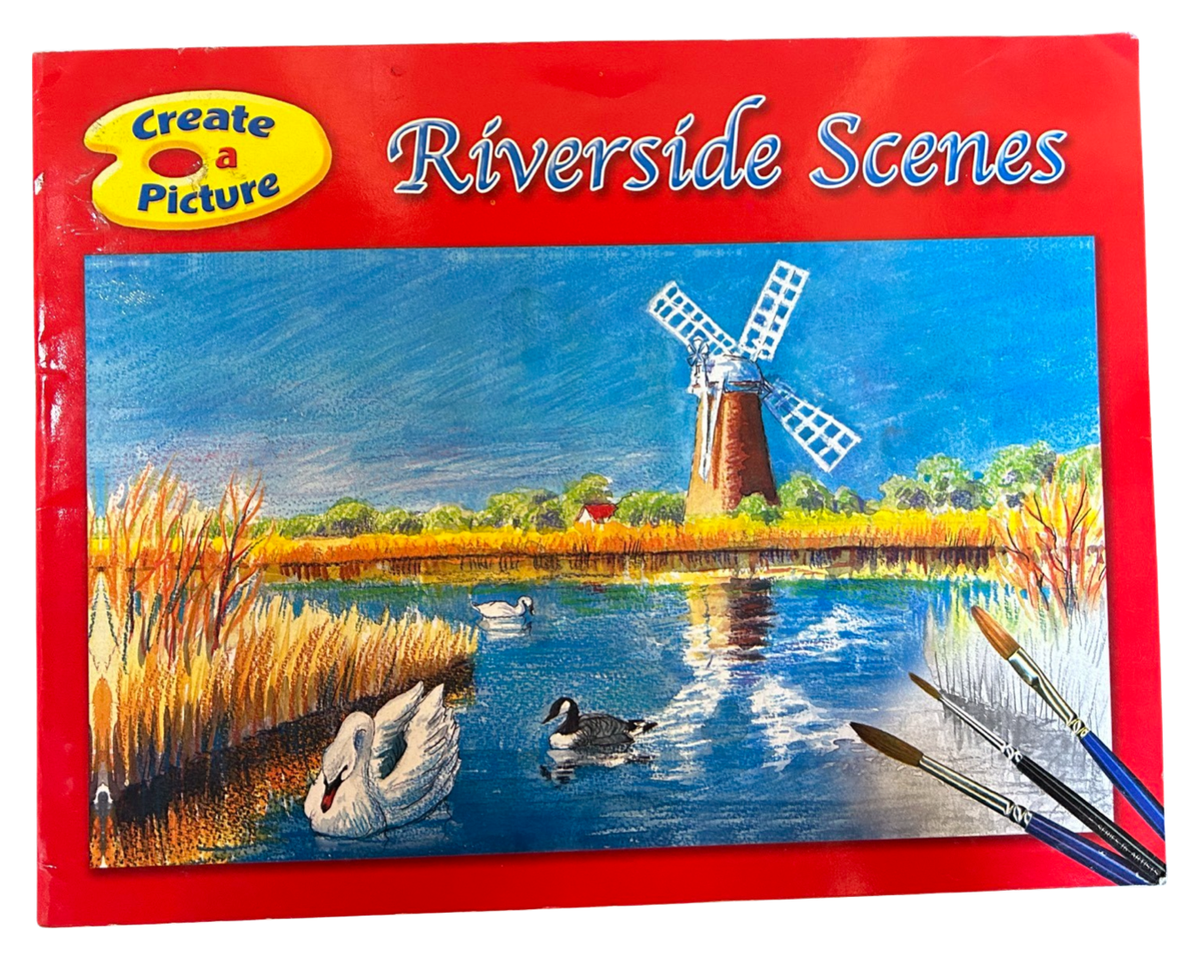 Create a Picture with Colouring or Painting - Riverside Scene | Shop ...