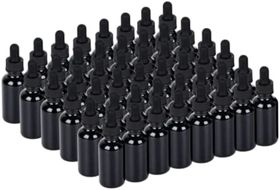 192 x 10ml Black Dropper Bottle Tray - Medicine Aromatherapy Homeopathy ...