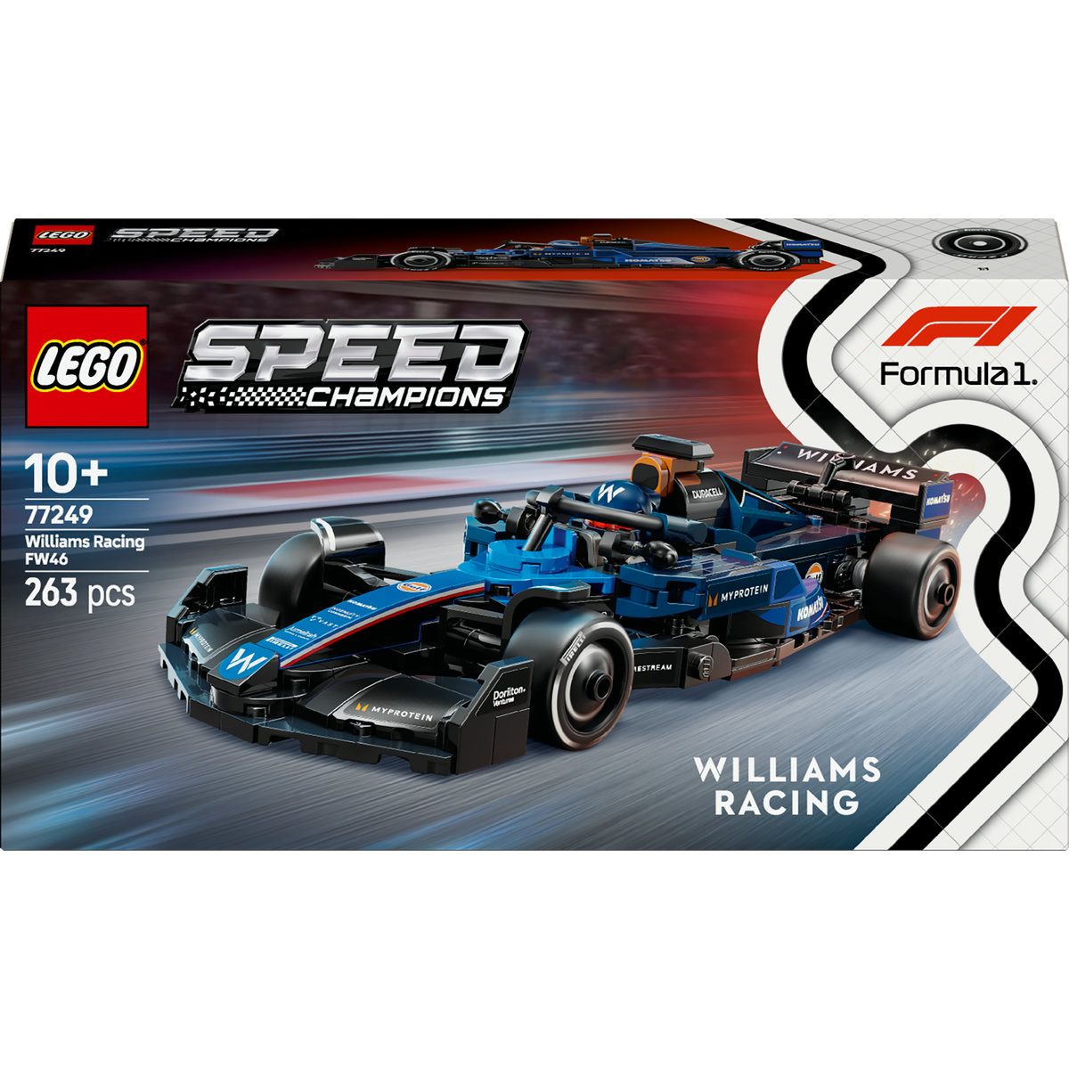 LEGO® Speed Champions Williams Racing FW46 F1® Race Car Vehicle Set ...