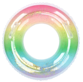 Tree-Inflatable Swim Ring Tube Water Floaty Glitter Party Toy | Shop ...