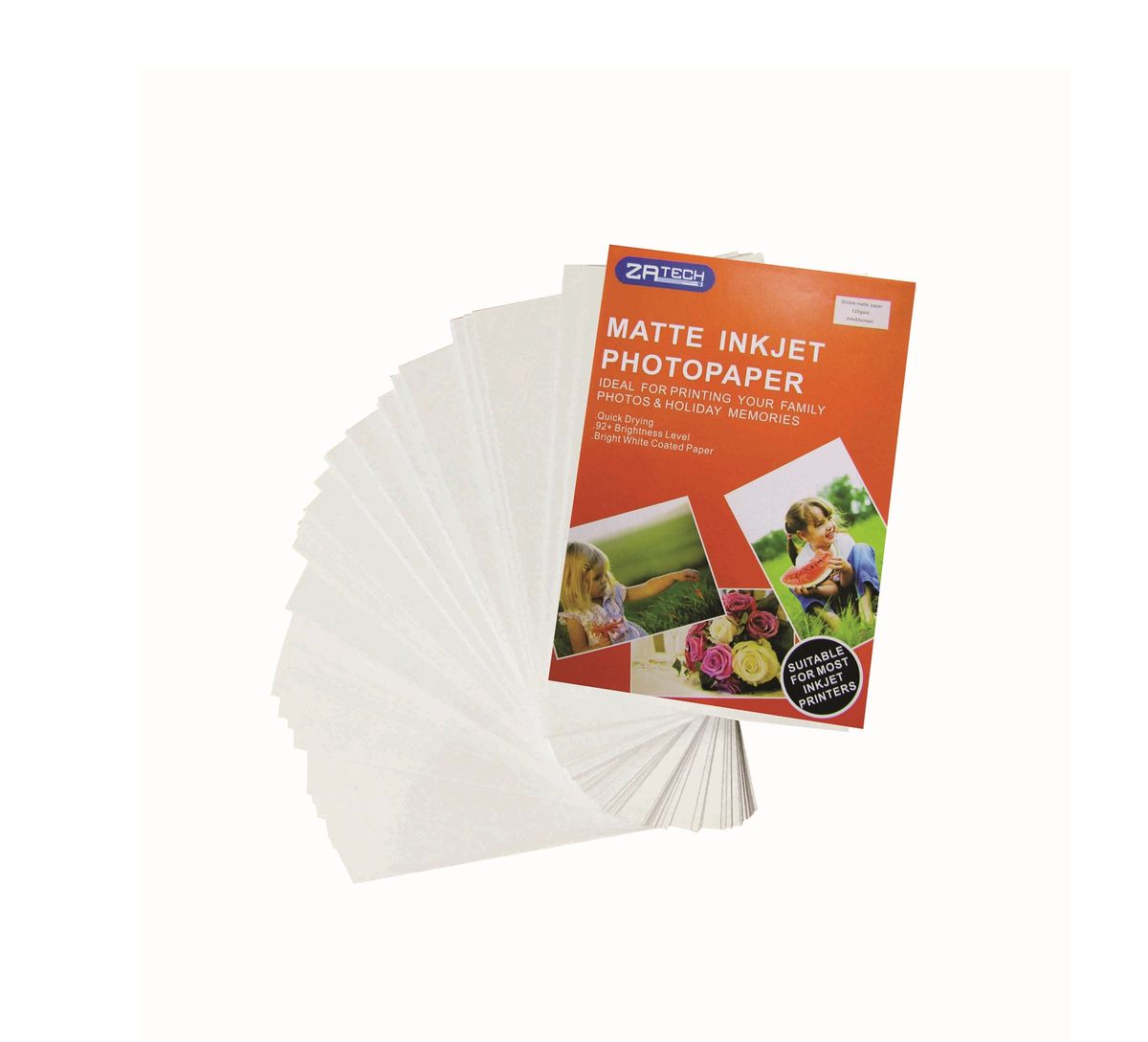 ZATECH Matte Inkjet Photo Paper ( A4 Sheets ) - Pack of 50 | Buy Online ...