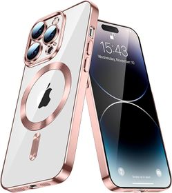 Mag Safe Cover Case for IPhone 14 Pro Max Rose Gold | Shop Today. Get ...