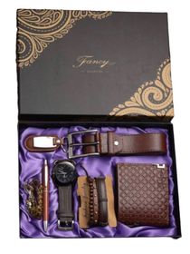 Men's Quartz Watch Tie Wallet 7-piece Business Gift Set | Shop Today ...