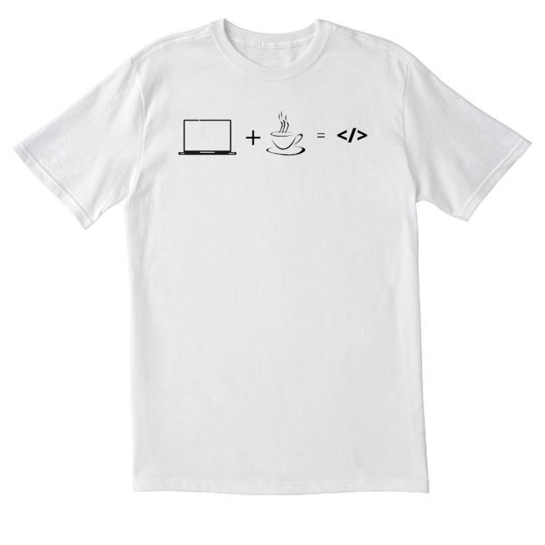 How to Code Programmer Gift Tshirt White | Shop Today. Get it Tomorrow! | takealot.com