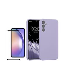 Silicone Phone Case & Screen Protector Combo Compatible with Samsung Galaxy A34 | Shop Today ...