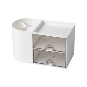 1 Piece Mini Desktop Organizer With Non-Slip Base - White | Shop Today ...