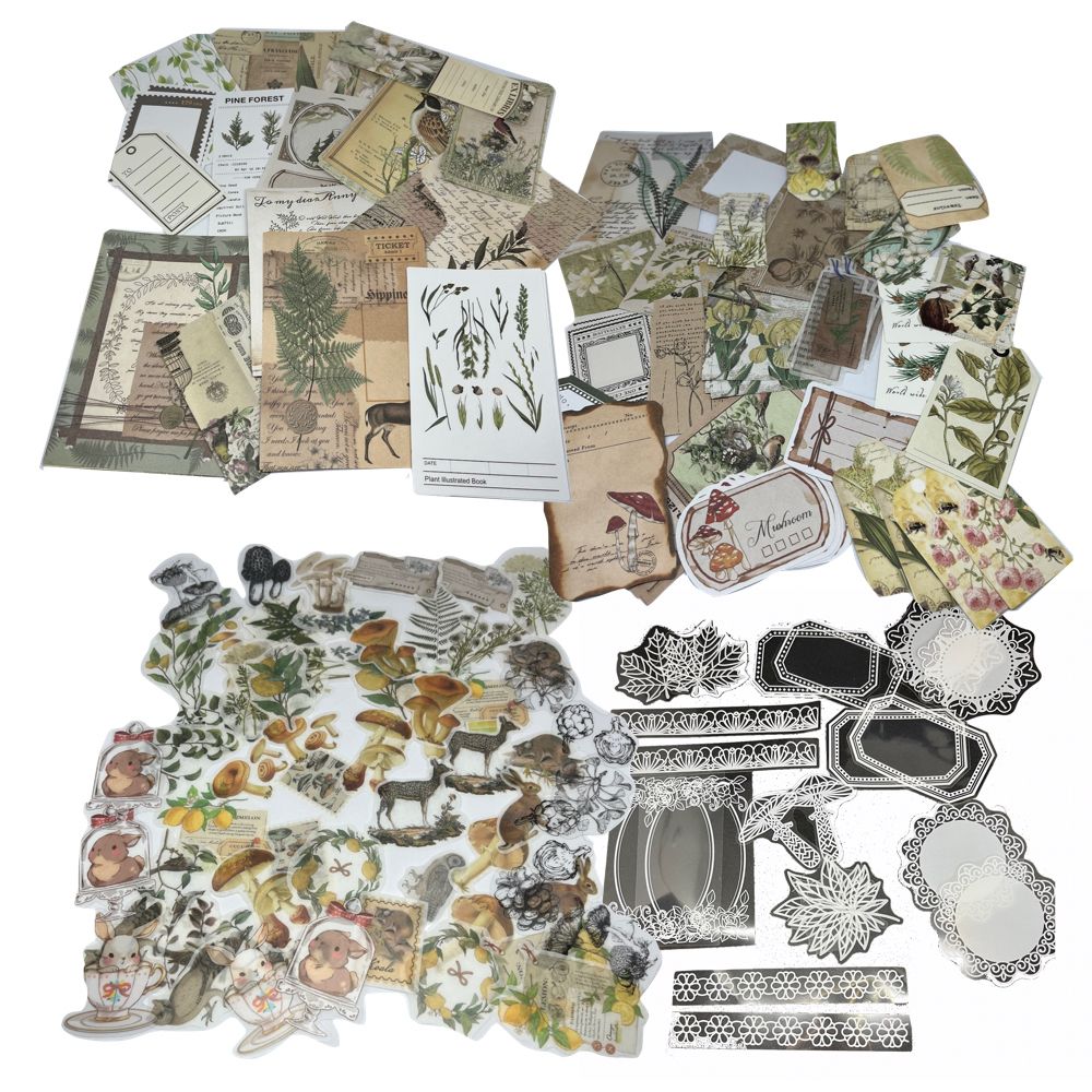 Craft Summer Scrapbooking Journal Stickers & Decor Paper 200pcs Jumbo ...