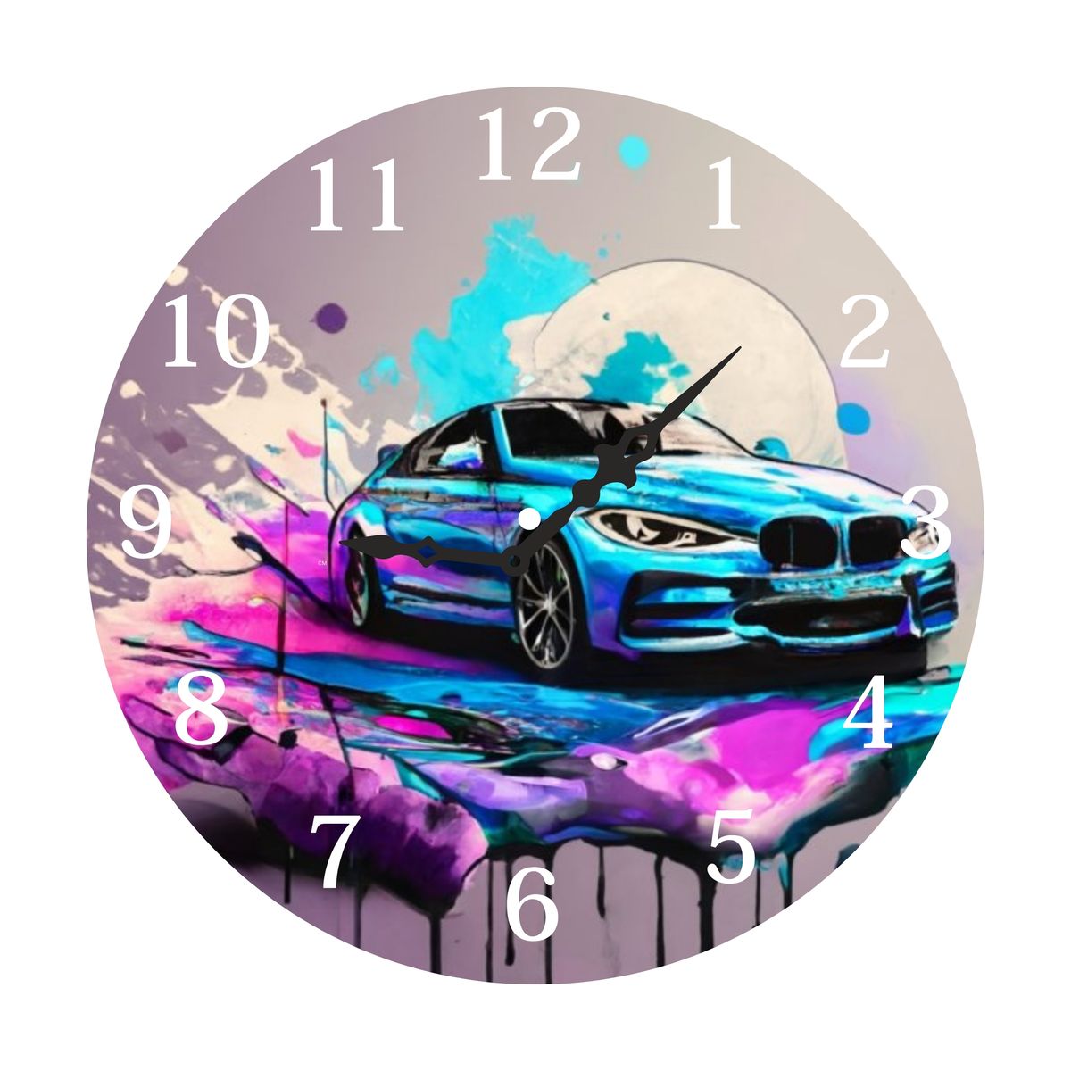 BM Car Design Analogue Wall Clock | Shop Today. Get it Tomorrow ...