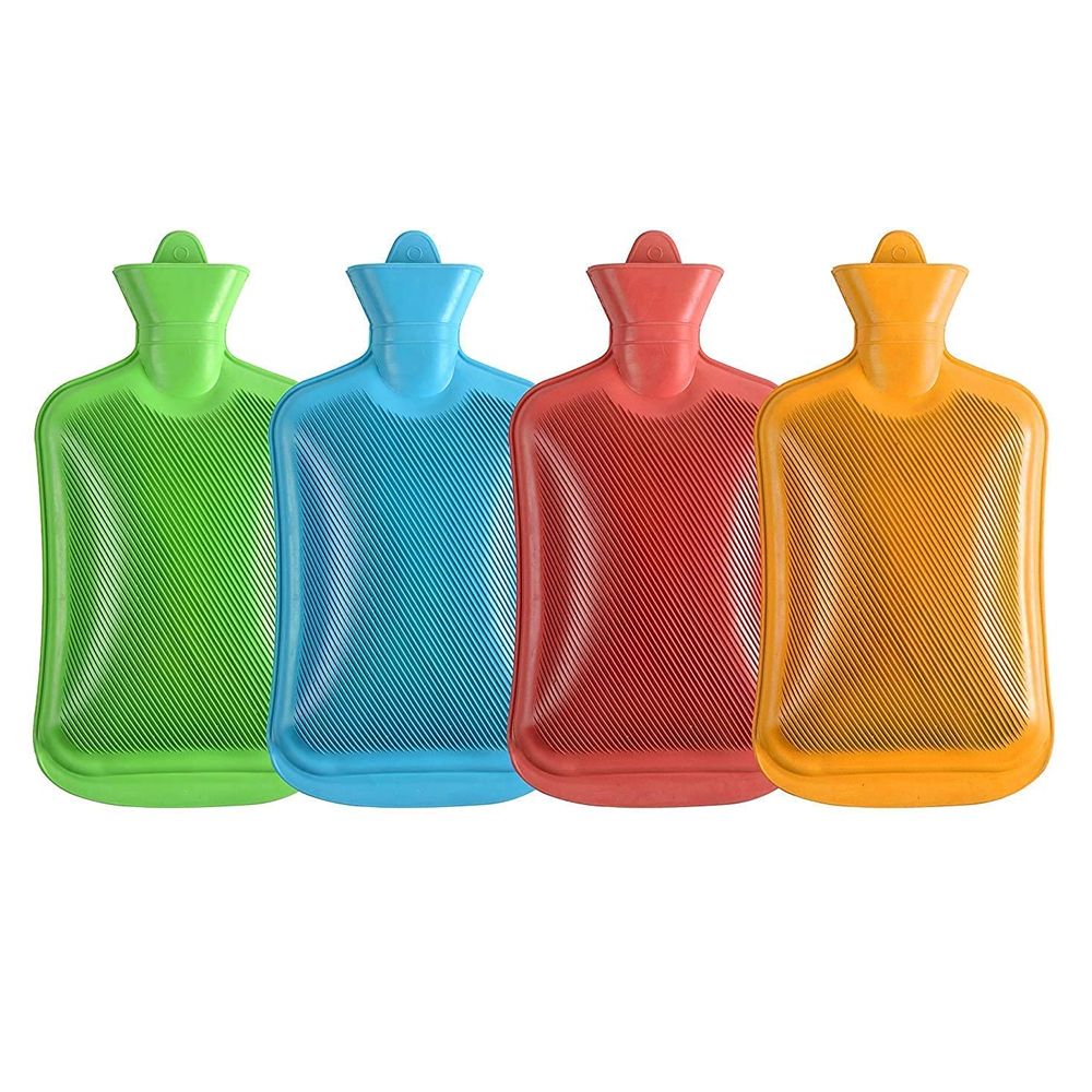 Home Assorted Pain Relieving Massage Hot Water Bottle Set of 4 (35cm ...