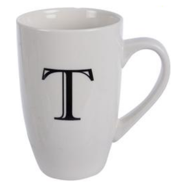 SD Homeware - Letter T Mug (2 x 400ml) | Shop Today. Get it Tomorrow ...