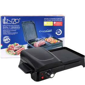 ENZO 2 in 1 Electric Grill Table Non-stick Coating For Smokeless Cook ...