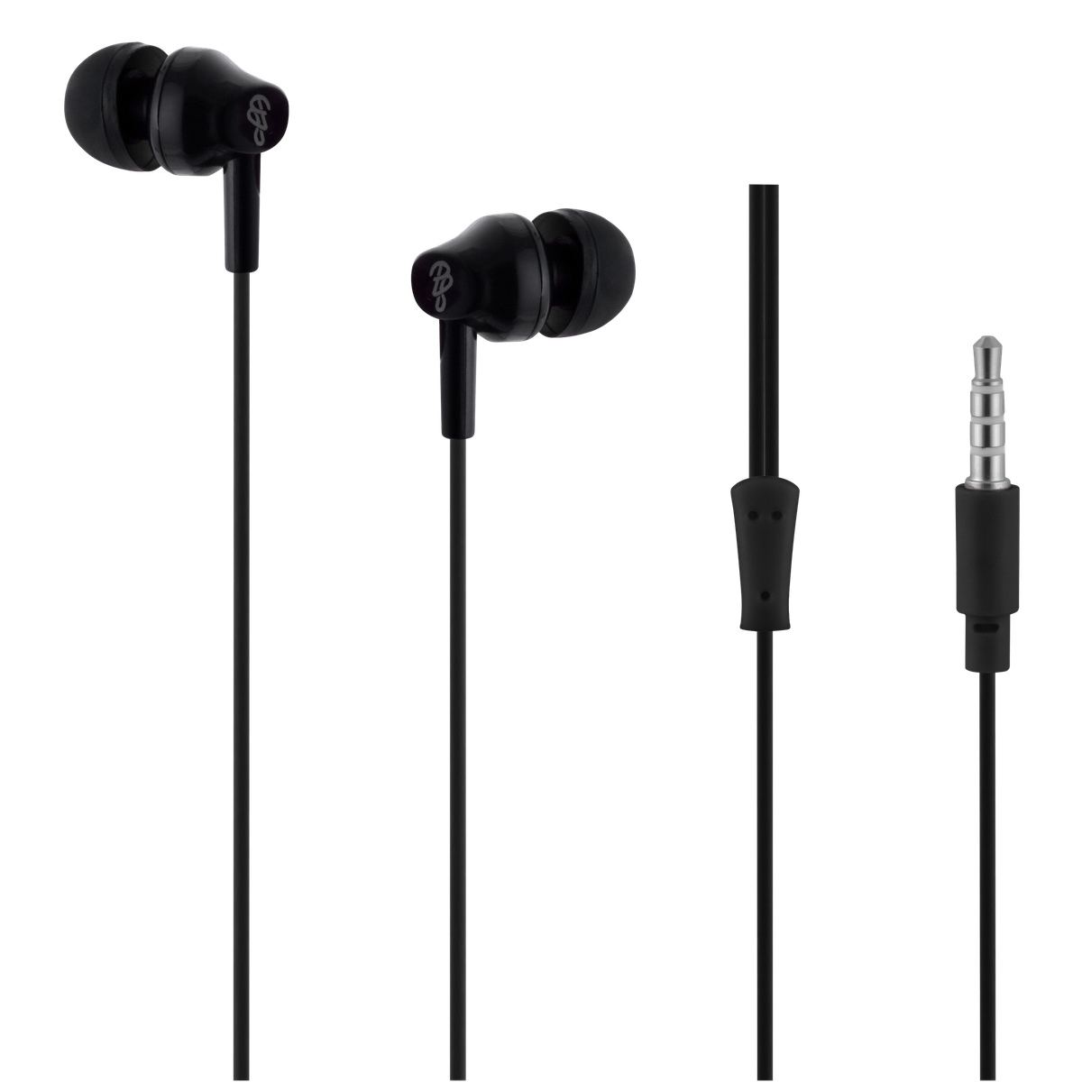 Pro Bass Genesis series Packaged Aux earphone No Microphone- Black ...