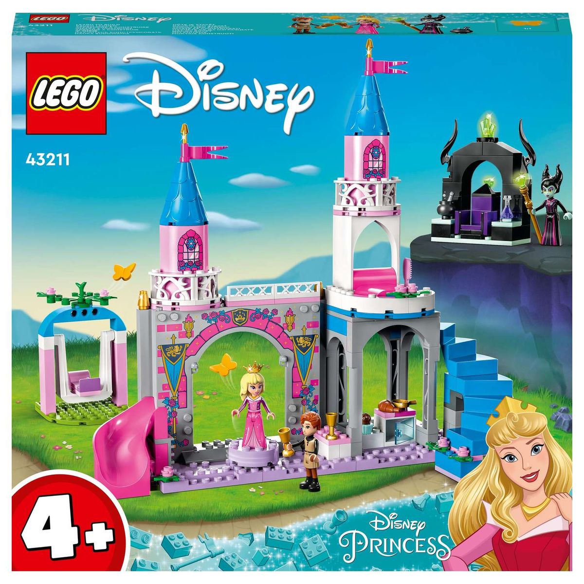 LEGO® | Disney Princess™ Aurora’s Castle 43211 Building Toy Set (187 ...