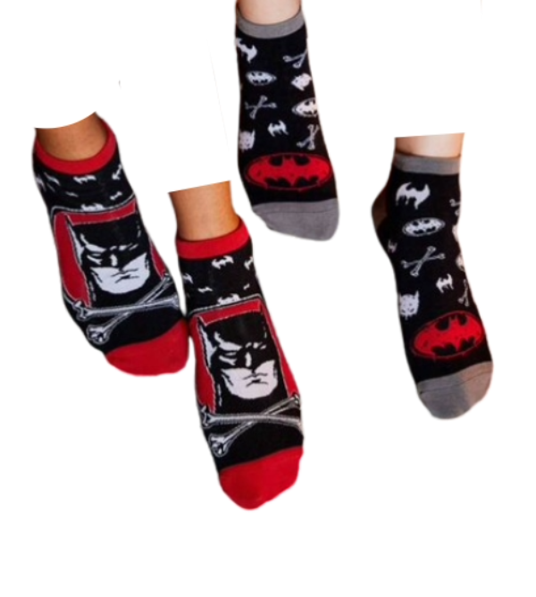 Batman Ankle Socks - 2 Pairs | Shop Today. Get it Tomorrow! | takealot.com