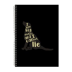 I Love Big Mutts Notebook Pet Gift Idea A4 Notepad 126 | Shop Today ...