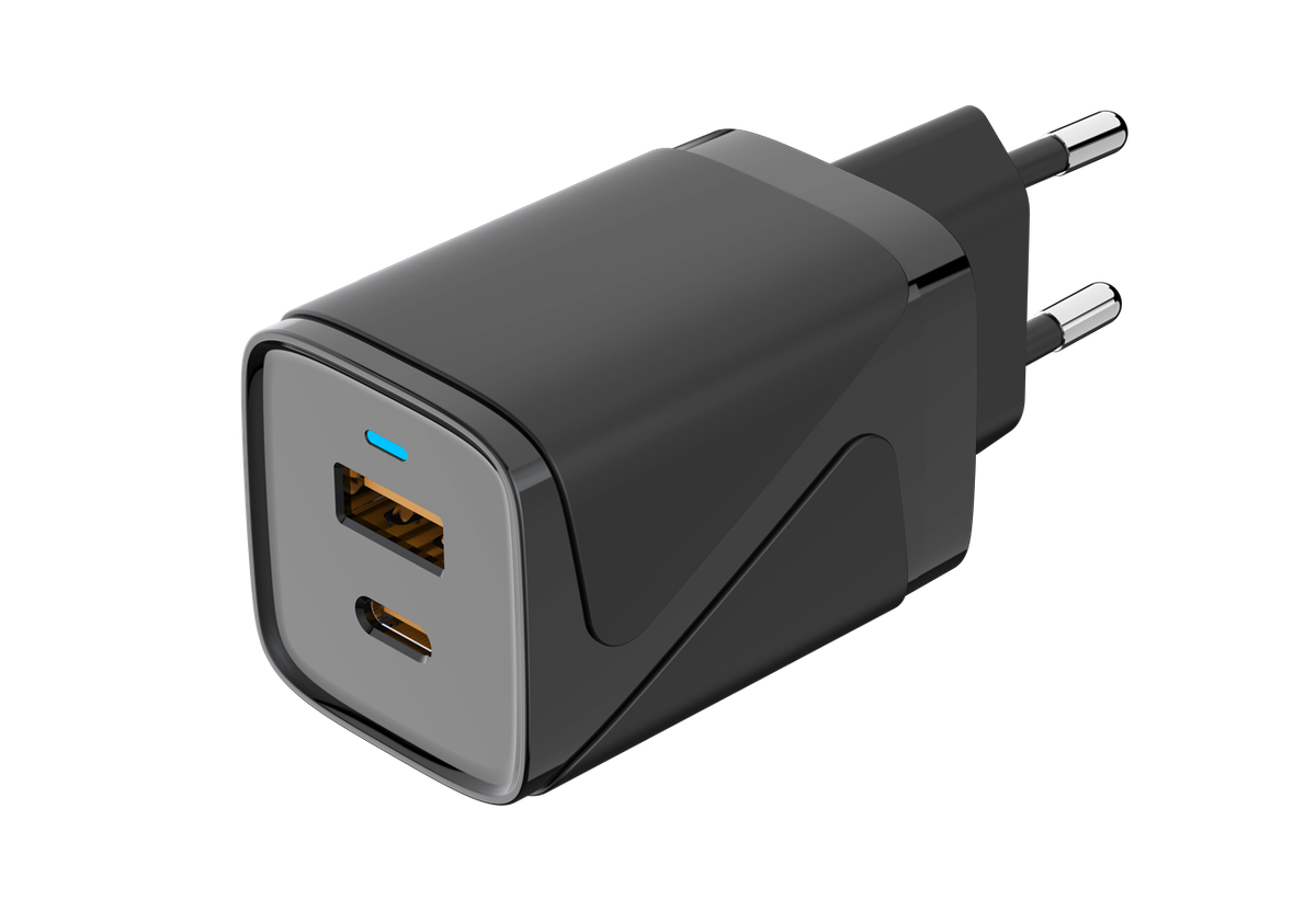 TechZA 30W PD & QC Dual Port Fast Type C Adaptor | Compact & Powerful ...