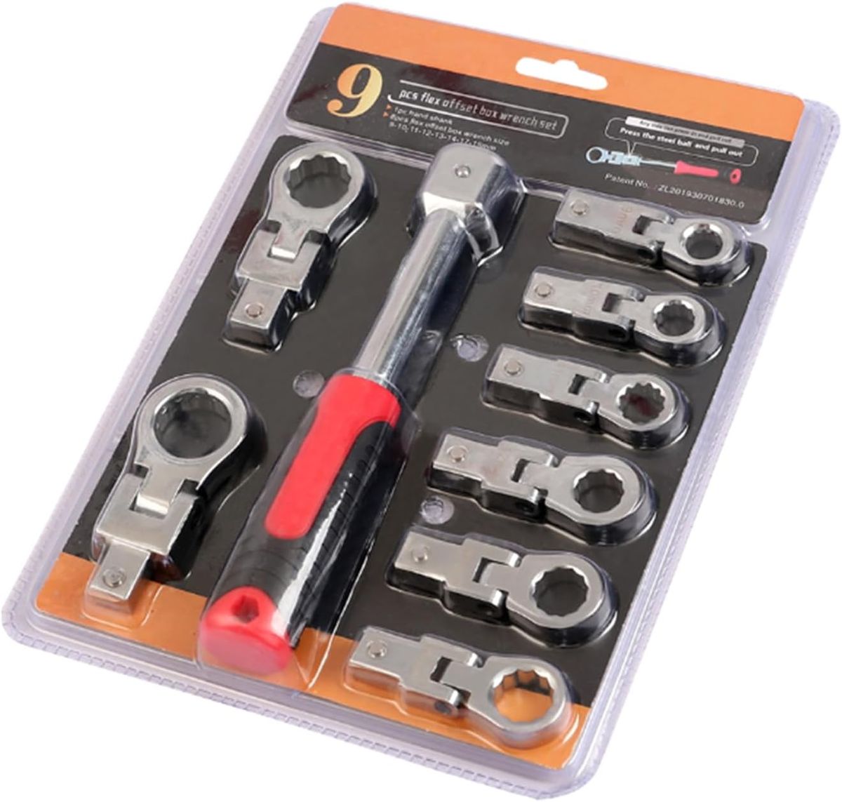 Wrench Set 9 in 1 Replaceable Ratchet | Shop Today. Get it Tomorrow ...