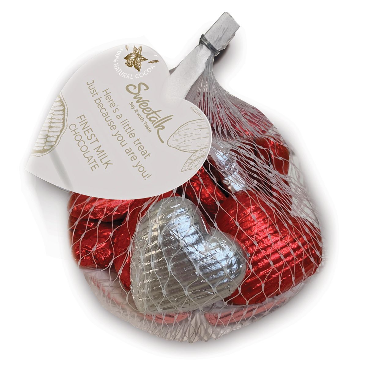 Sweetalk - Heart Shape Premium Milk Chocolate Red - 16 Bags | Shop ...