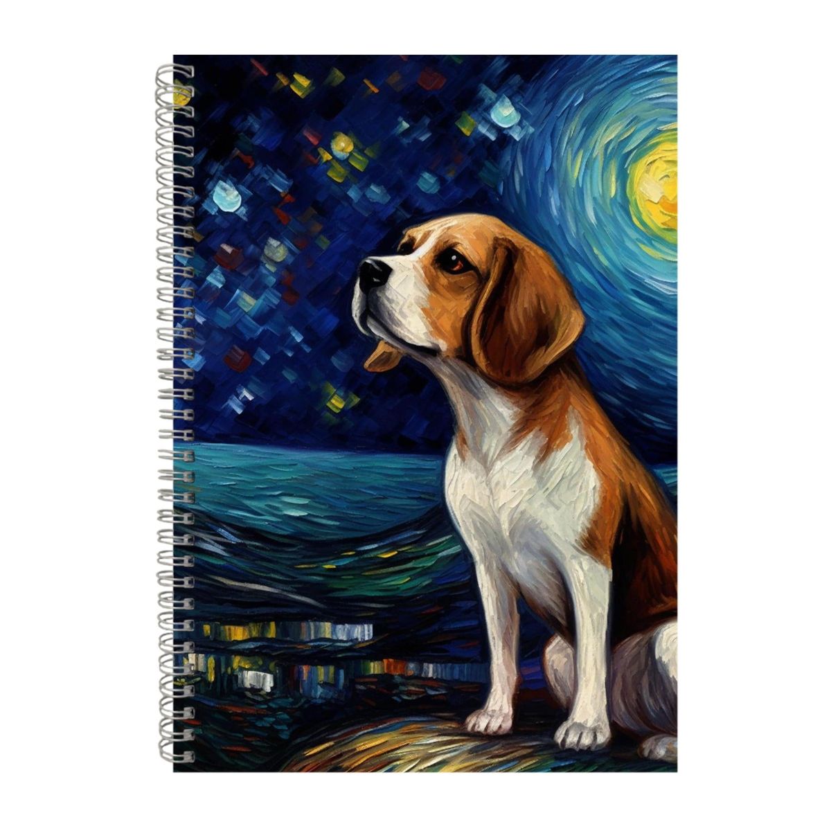 BEAGLE 2 Starry Night Notebook Gift Idea A4 NotePad 109 | Shop Today ...