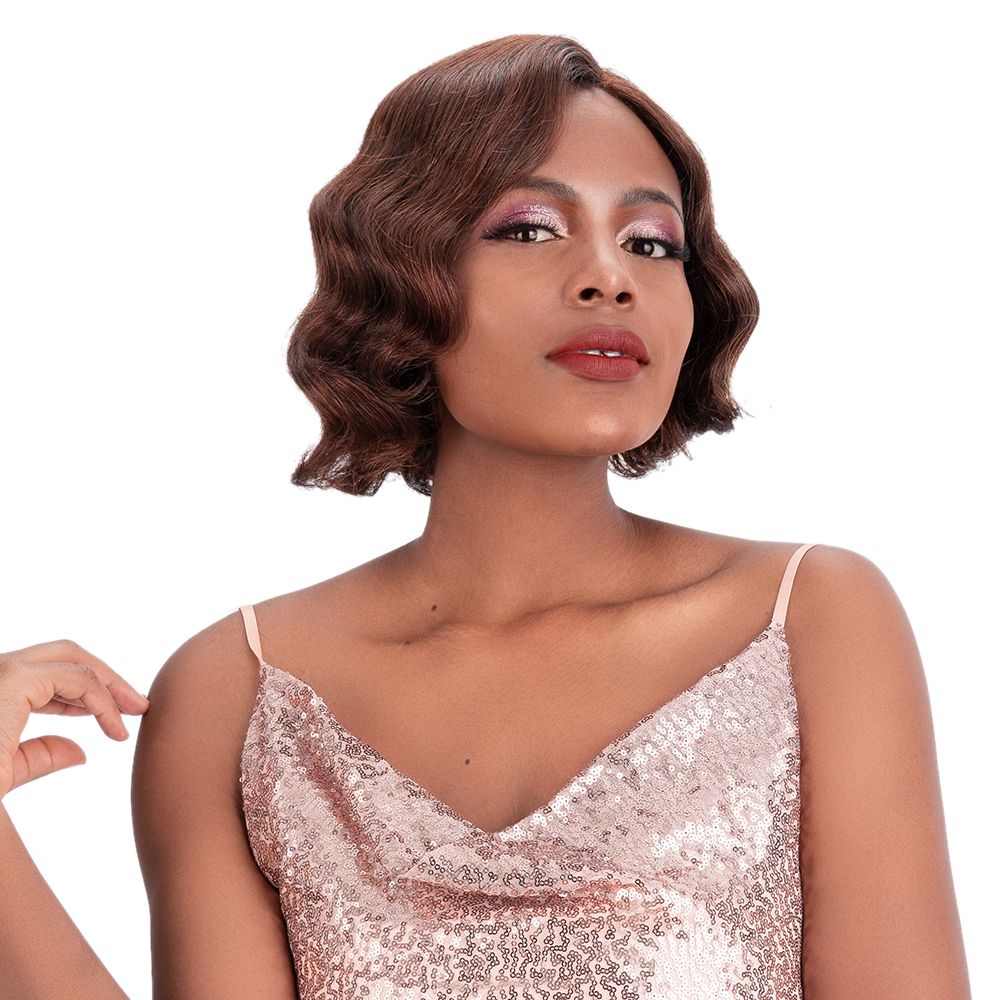 Joedir Short Deep Weave Wig Brazilian Human Hair With Closure Jkroes ...