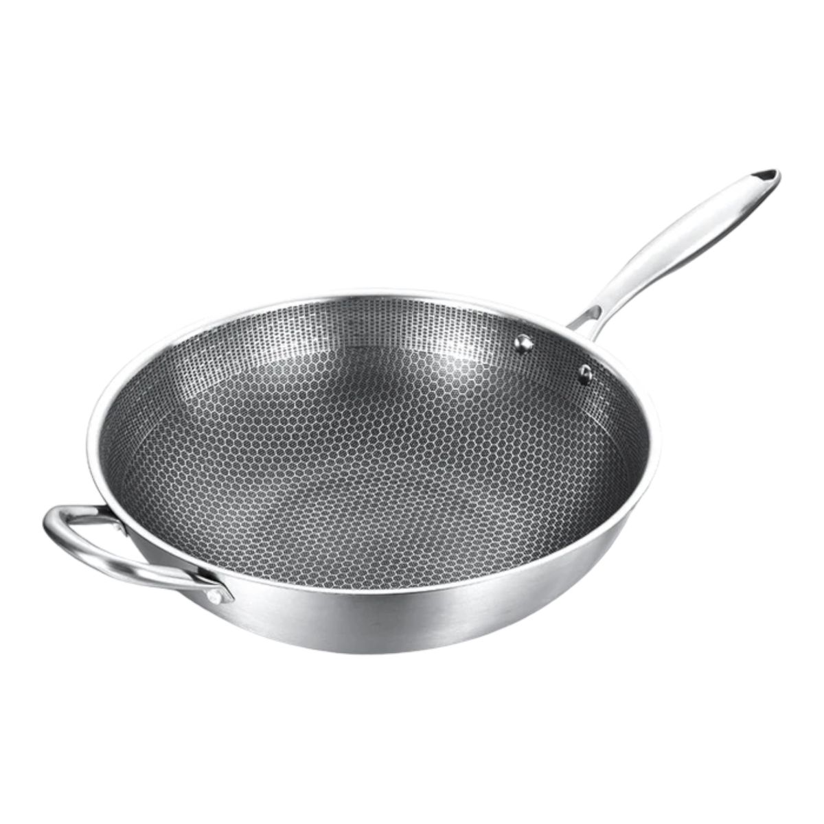 Wok Pan 33.5x9cm Frying Pan Style Stainless Steel | Shop Today. Get it ...