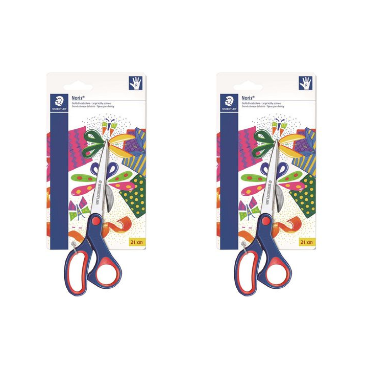 Staedtler Noris Club 21cm Large Hobby Scissors - Pack of 2 | Shop Today ...