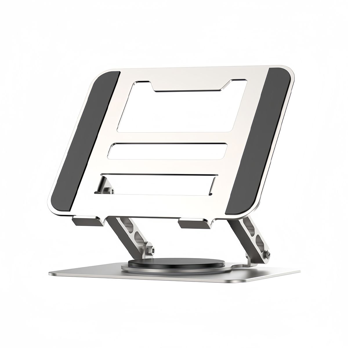 carbon steel Laptop Stand Hollow design Rotational Docking Station ...
