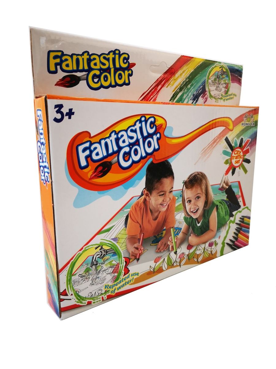 City Colouring Sheet & 12 Colouring Koki's - Reusable & Washable | Shop ...