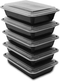 Meal Prep Container Stackable Portion Control(Pack Of 5) | Shop Today ...