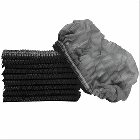 1000 Pack - Disposable Mop Caps Black | 18" Lightweight Hair Covers ...