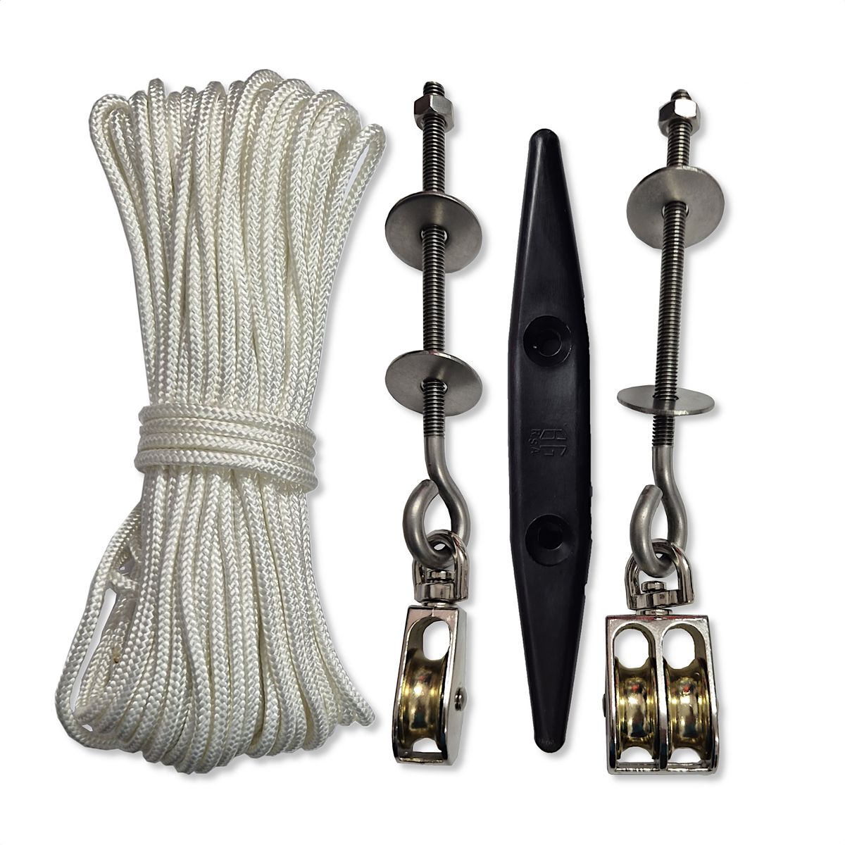 Roll Down Blind Rope & Pulley Kit - Complete Awning Pulley System ...