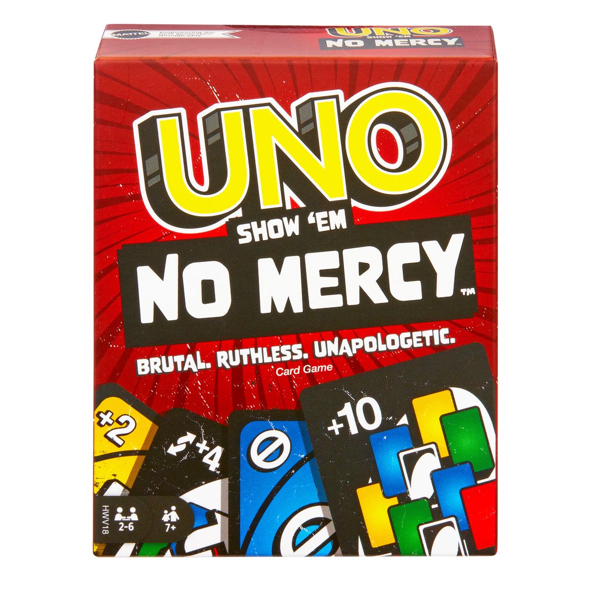 Uno Show 'Em No Mercy Card Game For Kids, Adults and Family Night ...